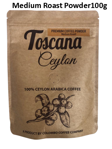 Product Details: 100g Toscana Ceylon Premium Sri-Lankan coffee