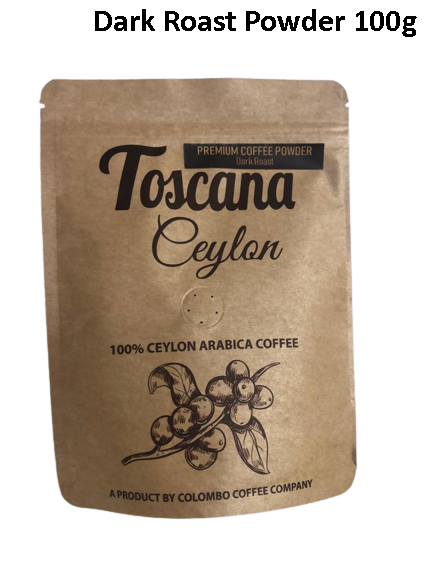 Product Details: 100g Toscana Ceylon Premium Sri-Lankan coffee
