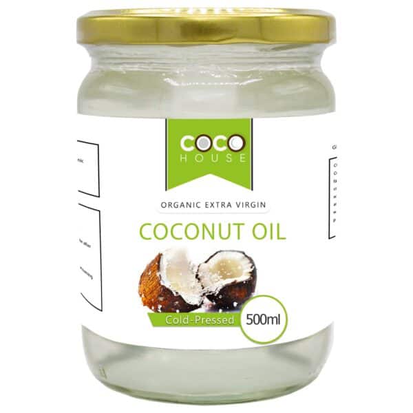 Coconut Oil In Glass Container