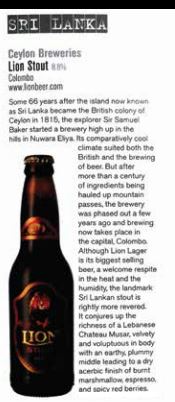 Product Details: Ceylon Lion Beer - Lion Strong
