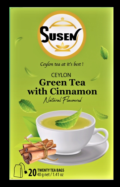 Product Details: Pure Ceylon Green Tea with Cinnamon