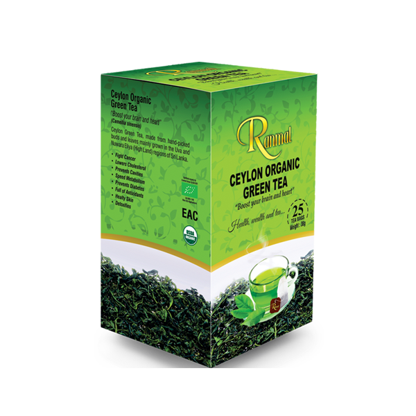 Product Details: CEYLON ORGANIC GREEN TEA