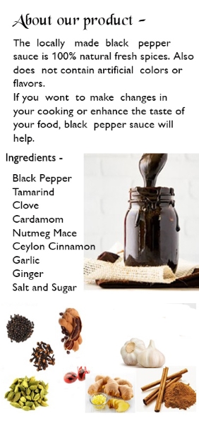 Product Details: Black Pepper Sauce